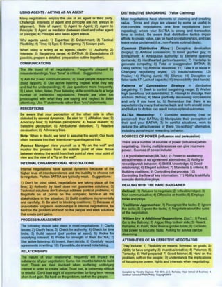 Negotiating at a glance | PDF