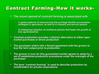 Negotiating contract farming in the Dominican Republic | PPT