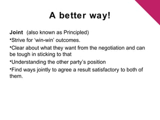 Fundaments of Negotiating | PPT