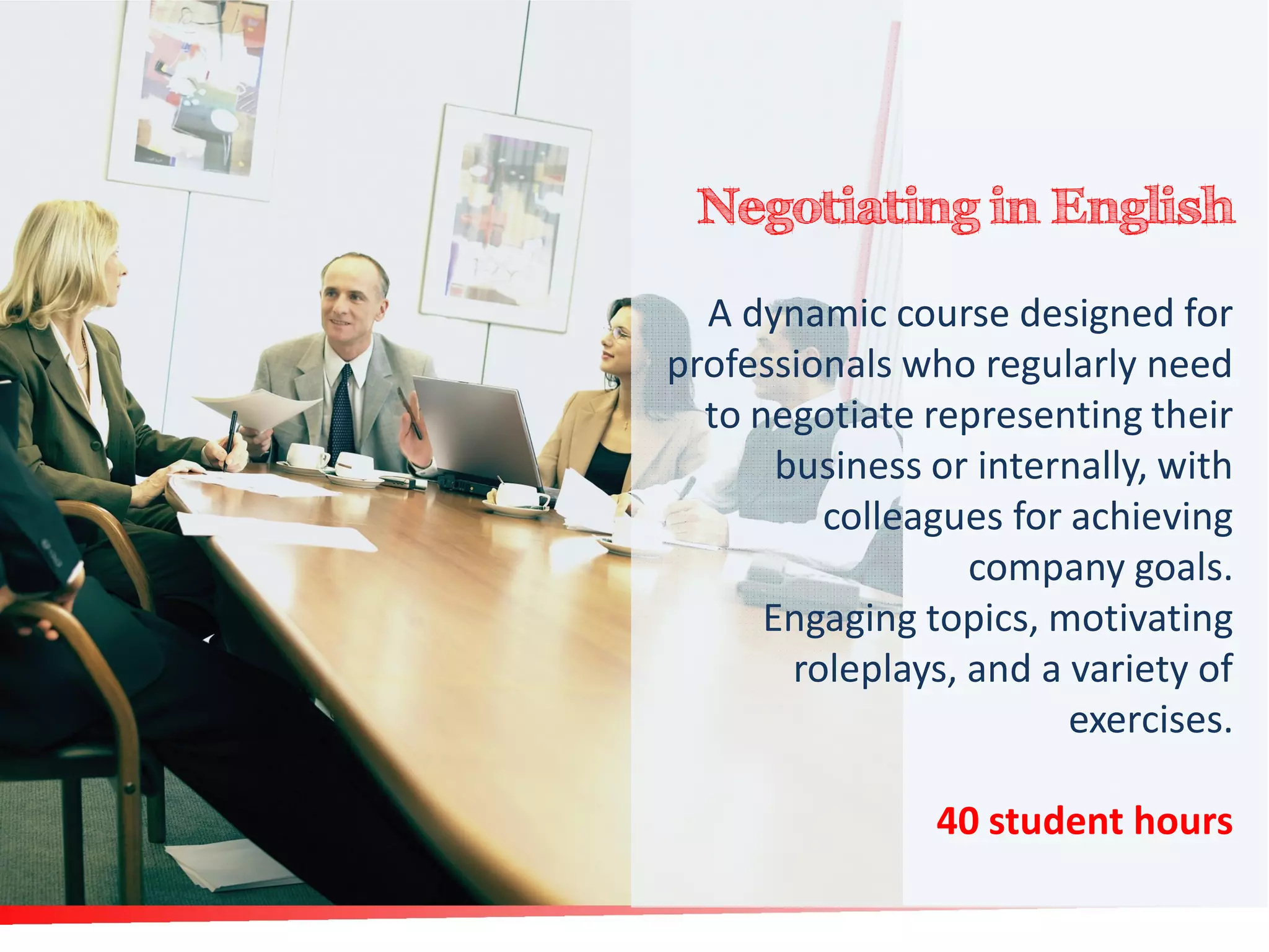 Negotiating in English | PDF