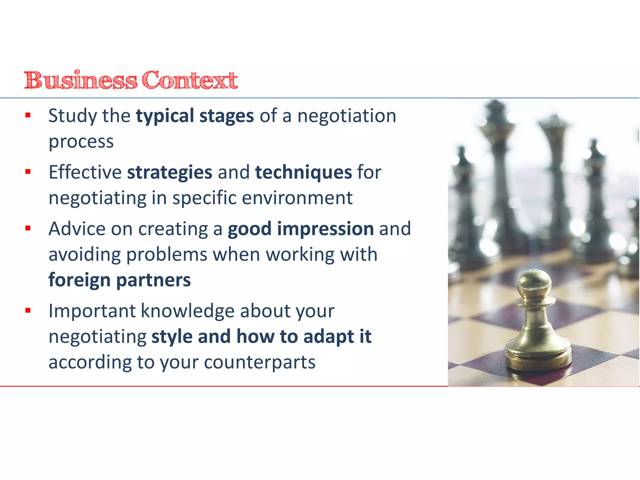 Negotiating in English | PDF