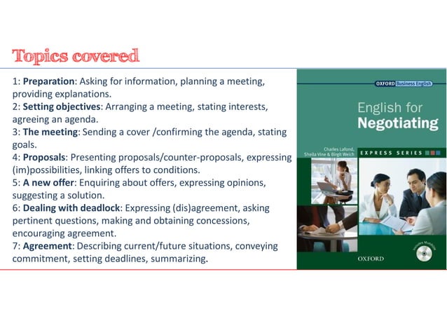 Negotiating in English | PPT