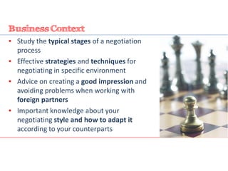 Negotiating in English | PDF