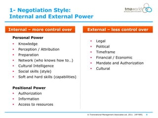 Negotiating and Influencing for Results | PPT