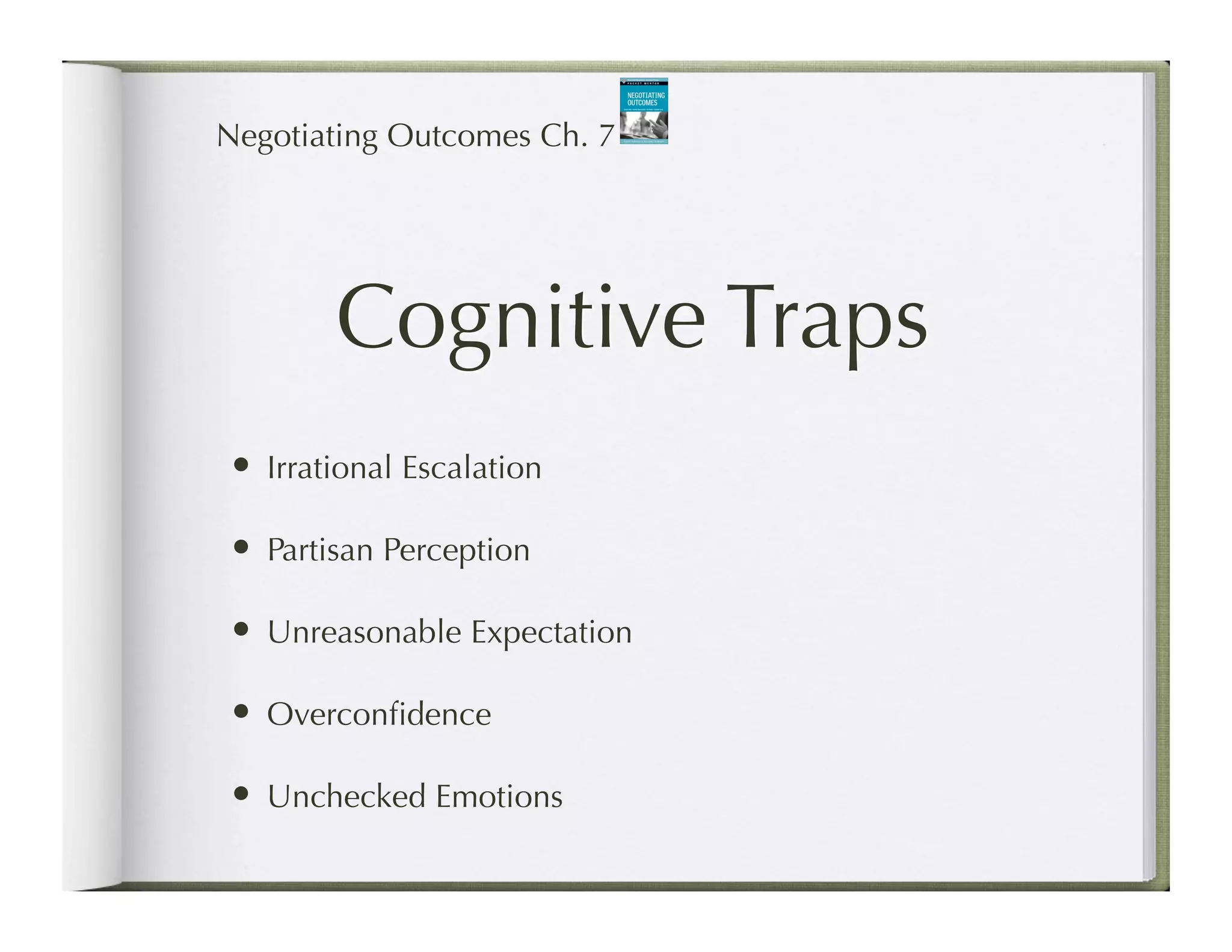 Negotiating outcomes presentation pp | PDF