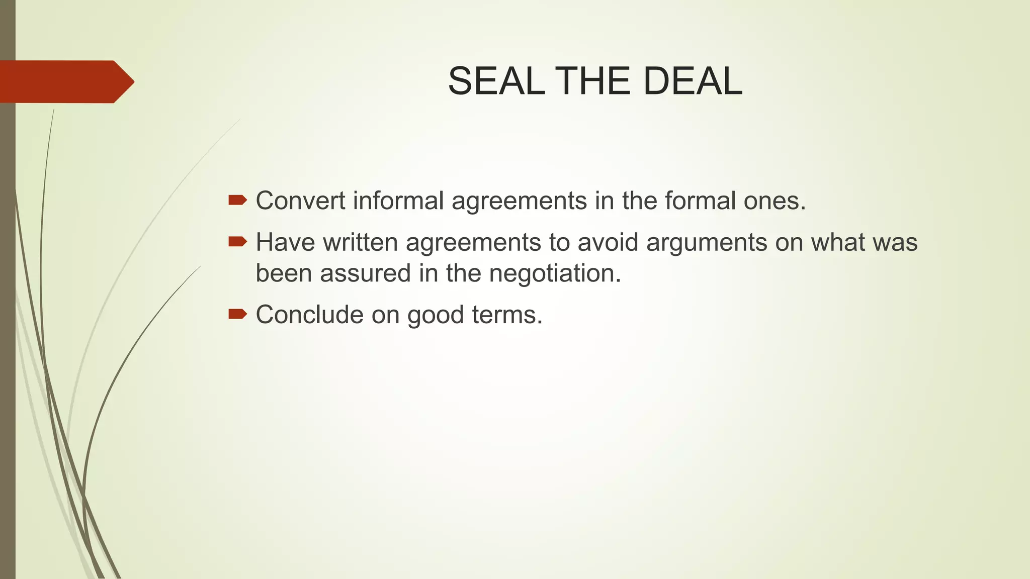 Negotiating skills | PPTX