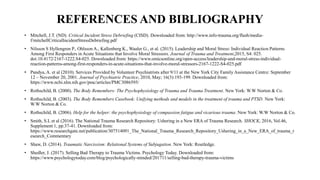 Negotiating the Enduring Trauma Imprint in Critical Incidents | PDF