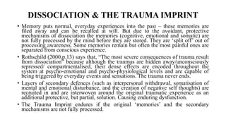 Negotiating the Enduring Trauma Imprint in Critical Incidents | PDF