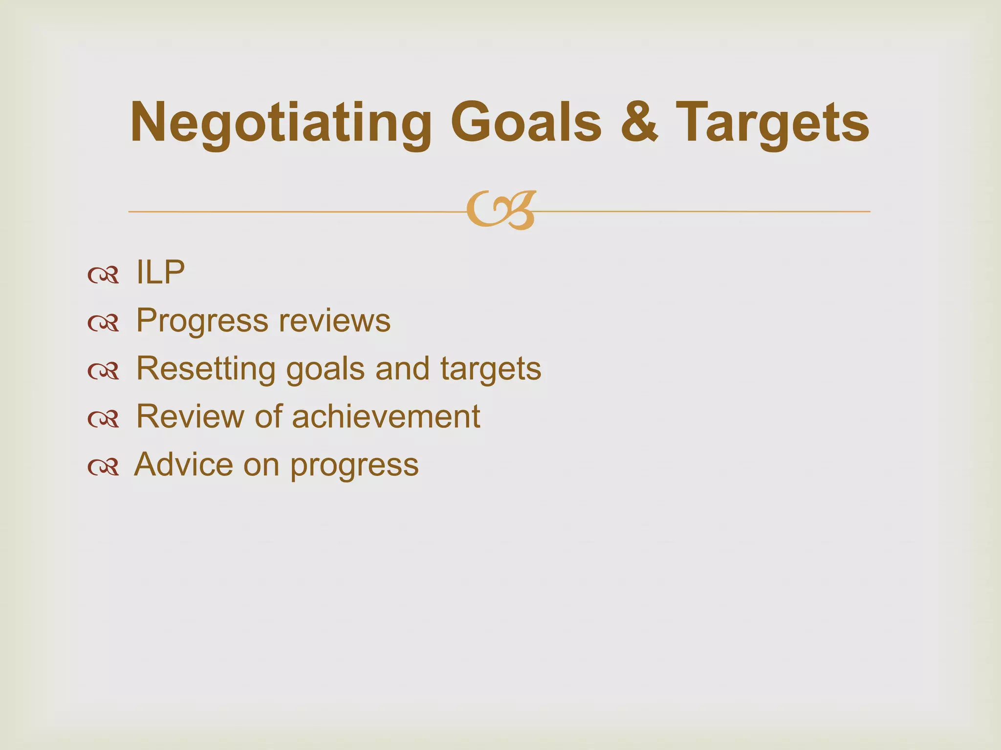 Negotiating with learners | PPTX