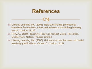 Negotiating with learners | PPTX