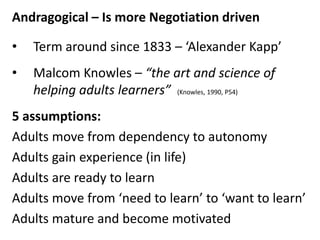 Negotiating with learners_powerpoint | PPTX