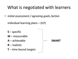 Negotiating with learners_powerpoint | PPTX