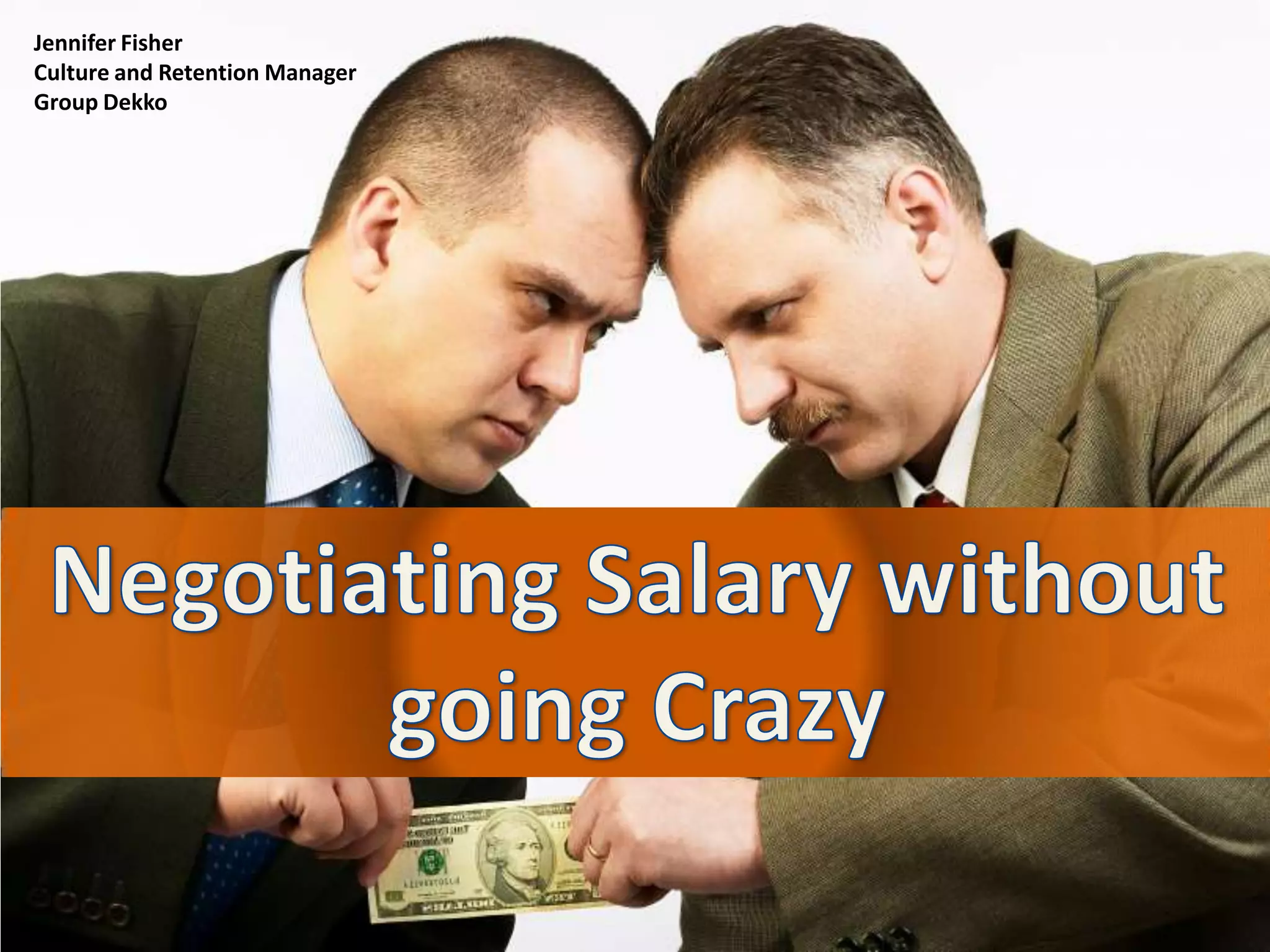 Negotiating your salary | PPTX