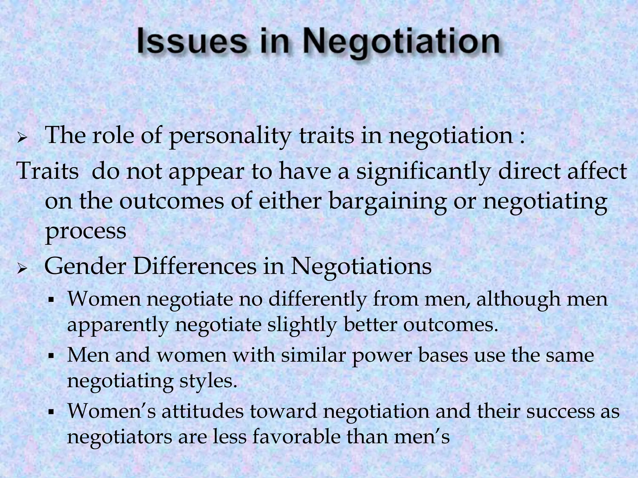 Negotiation | PPTX