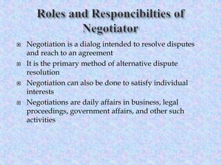Negotiation | PPTX