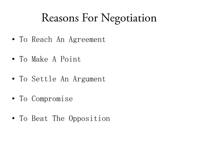 Negotiation,Definition,Types, Preparation Of Negotiation,Duties Of ...