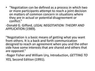 Negotiation | PPT