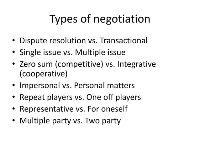 Negotiation | PPT