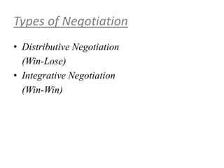 Negotiation | PPTX