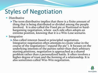 Negotiation | PPTX | Family and Relationships
