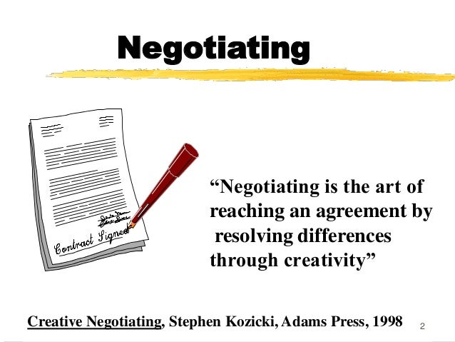Negotiation