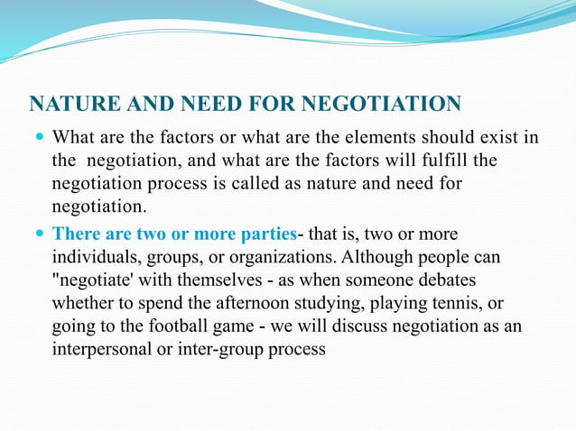 Negotiation | PPTX | Family and Relationships