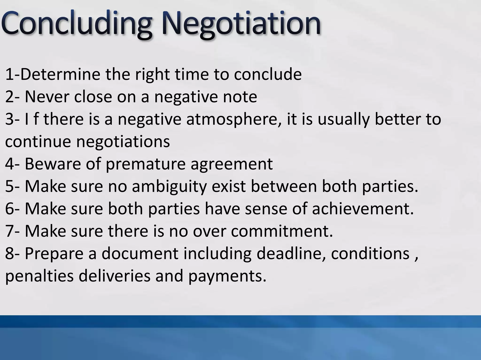 Effective Negotiation Skills | PPT