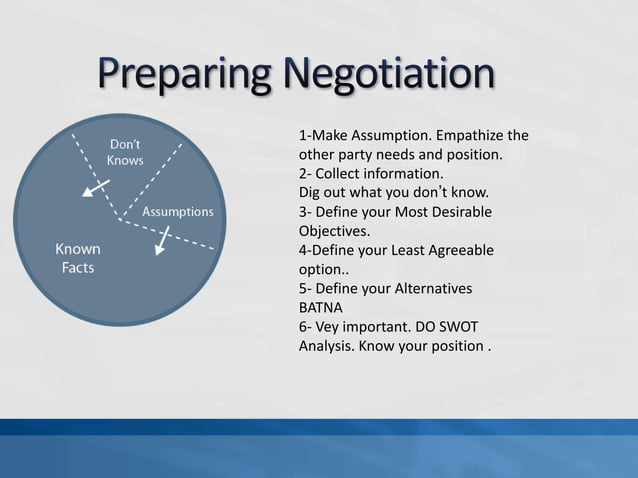 Effective Negotiation Skills | PPT