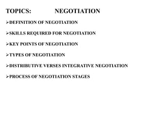 Negotiation | PPTX