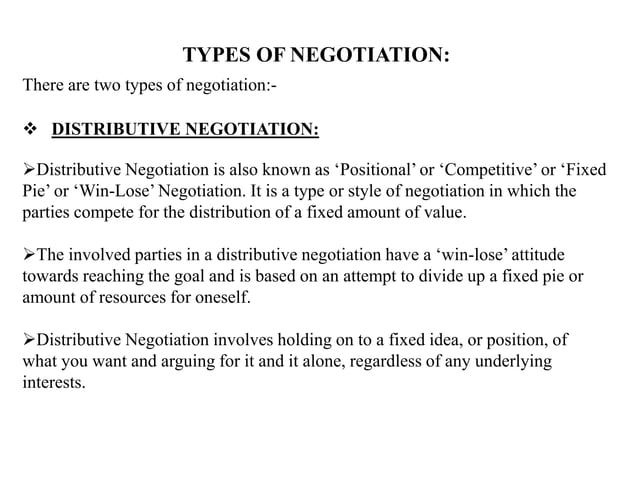 Negotiation | PPT