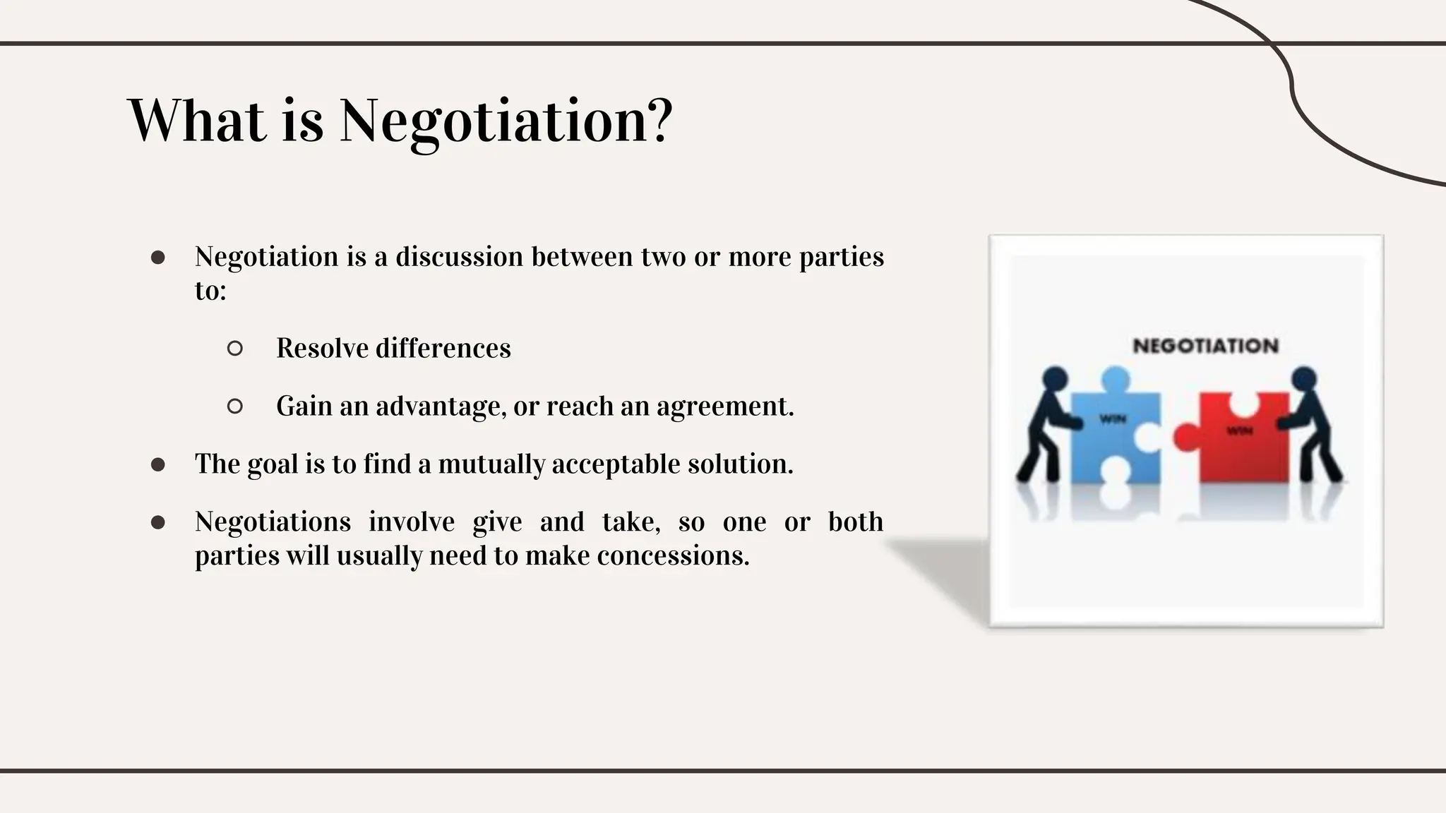 Negotiation , Importance in business and personal life | PPTX | Career ...