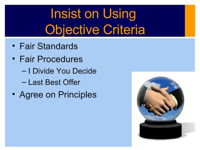 Negotiation for Mutual Gain | PPT