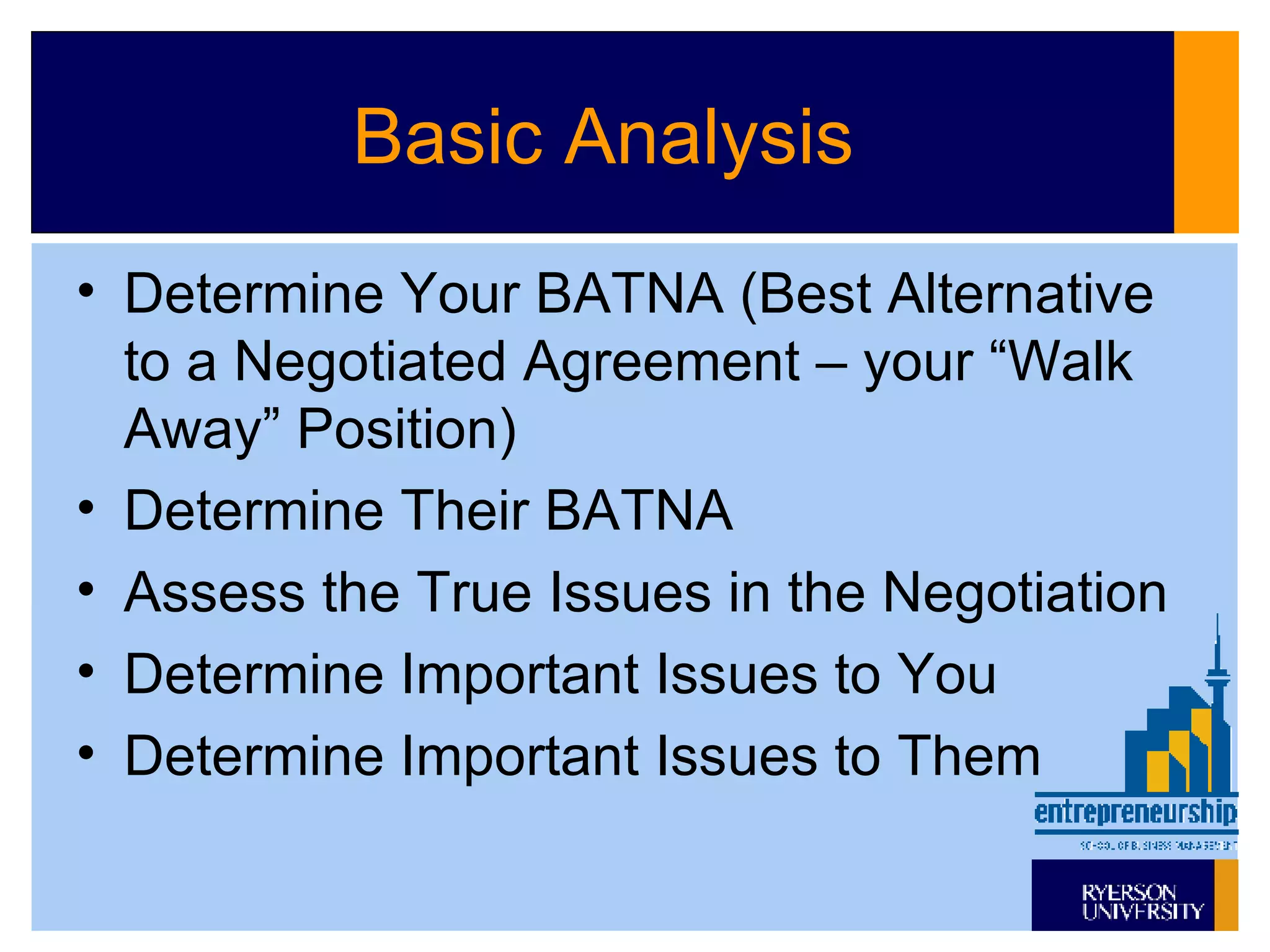 Negotiation for Mutual Gain | PPT