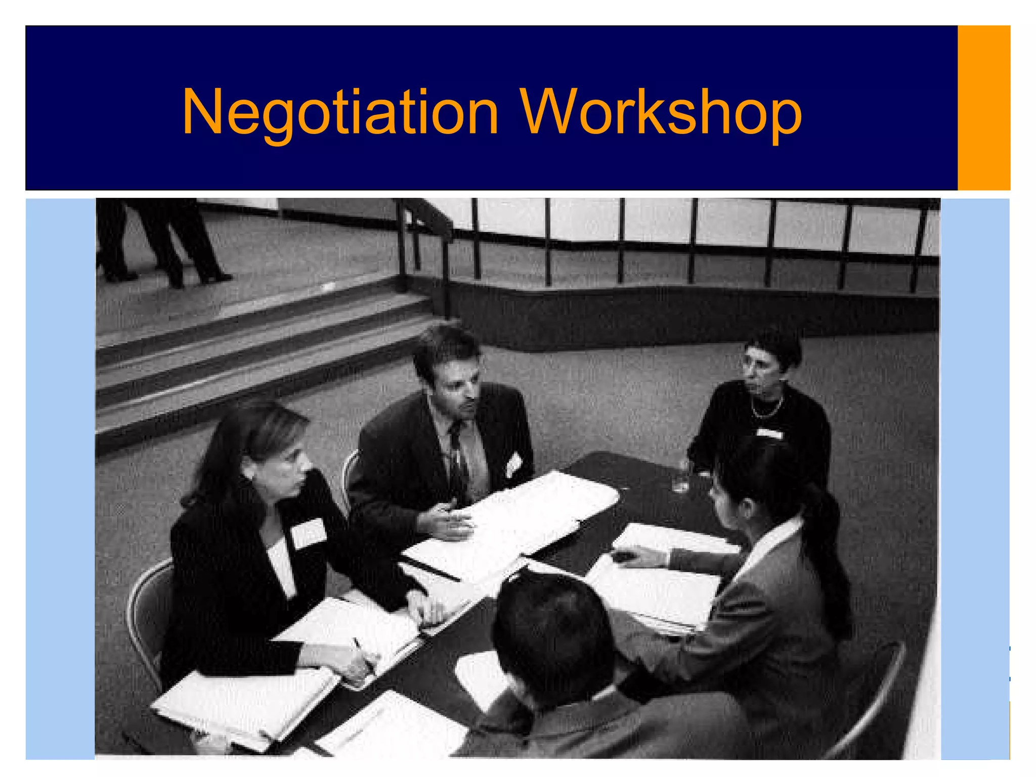 Negotiation for Mutual Gain | PPT