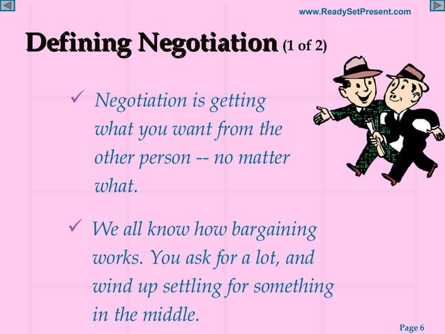 NEGOTIATION POWERPOINT | PPT