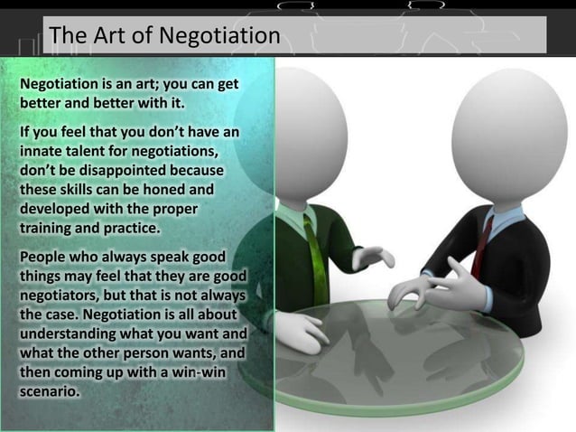 Negotiation skills-basics | PPT