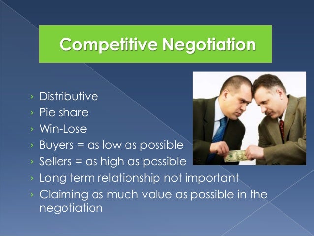 Negotiation skills