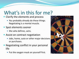 Negotiation 101 Part 1 | PPTX