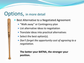 Negotiation 101 Part 1 | PPTX