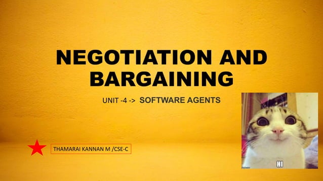 NEGOTIATION AND BARGAINING.pptx | Business | Business and Finance