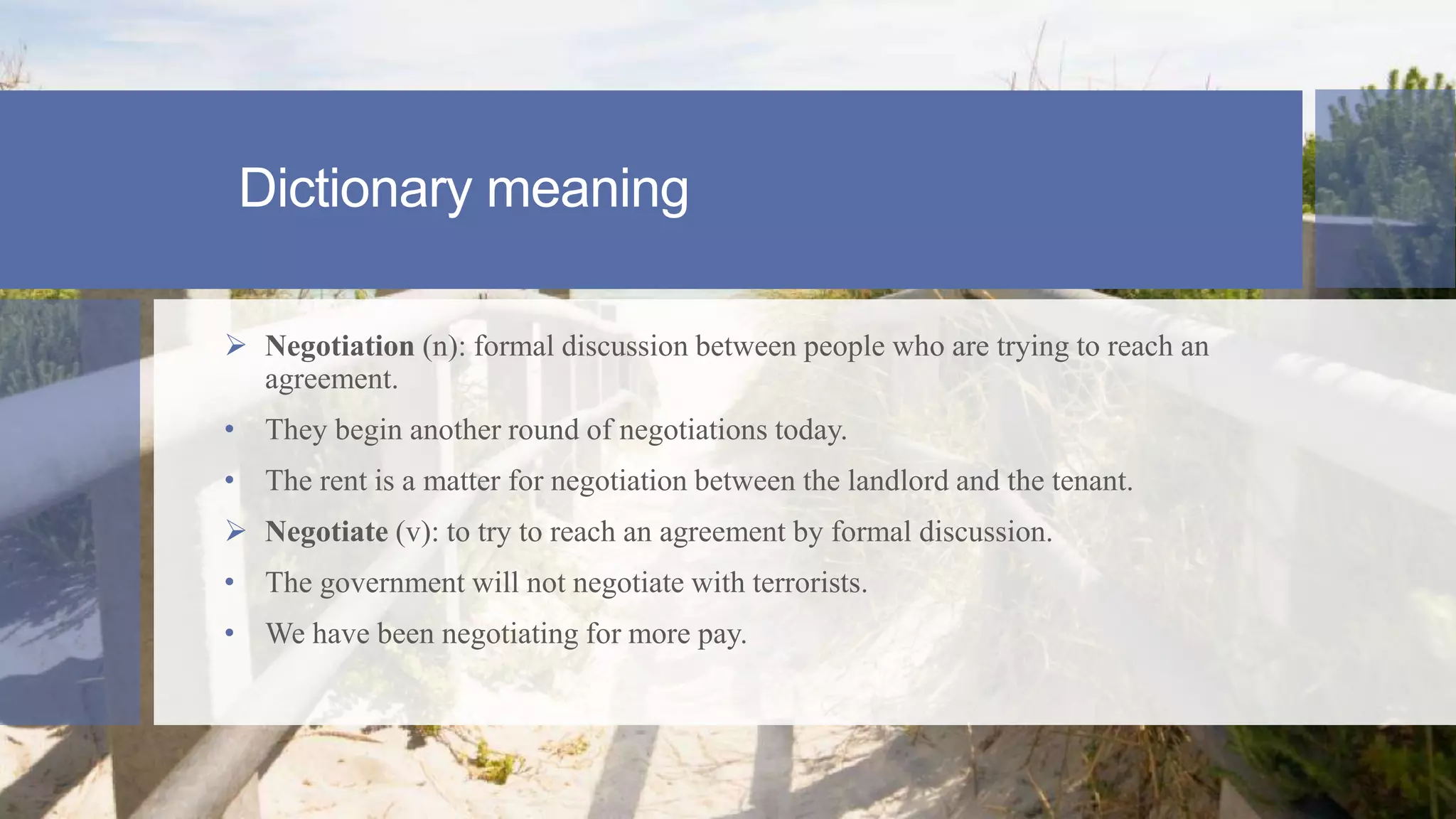 Negotiation and its strategies | PPTX