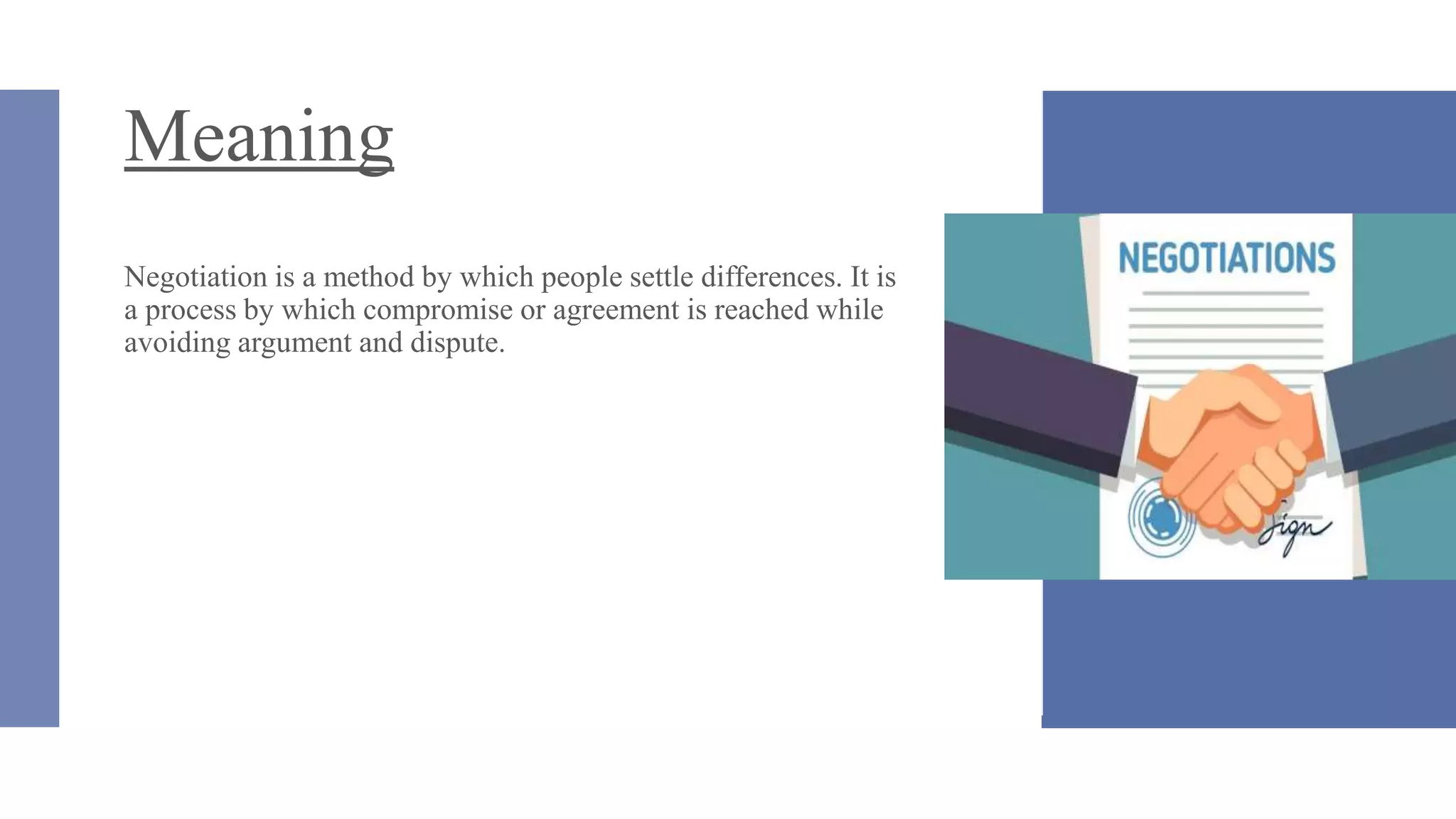 Negotiation and its strategies | PPTX