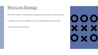 Negotiation and its strategies | PPTX