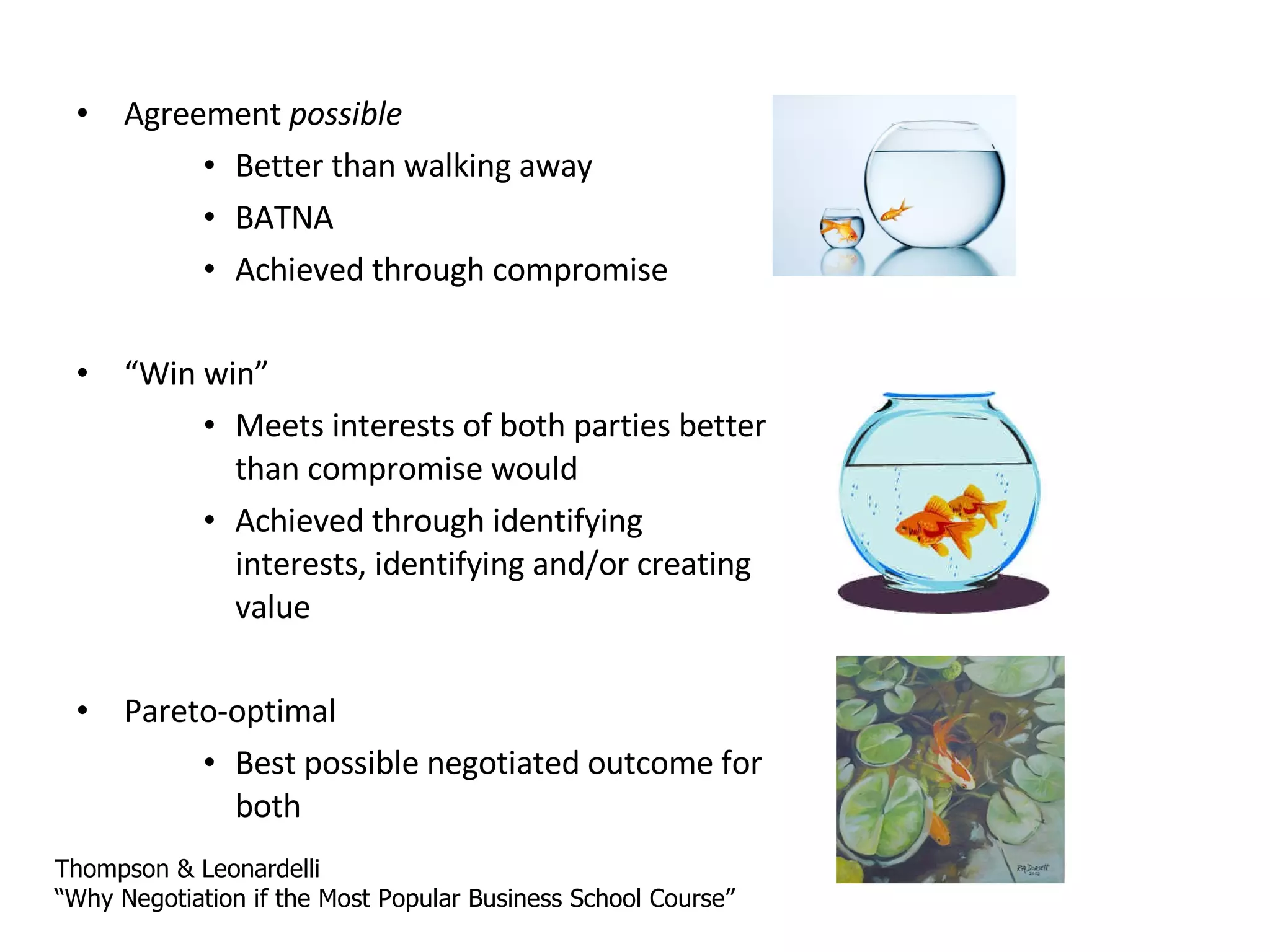 Negotiation And The Anatomy Of Conflict | PPT