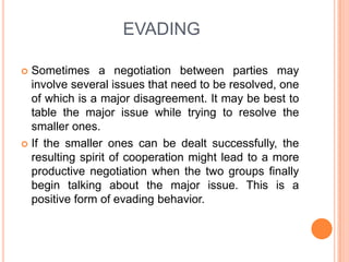 Negotiation behaviors | PPTX