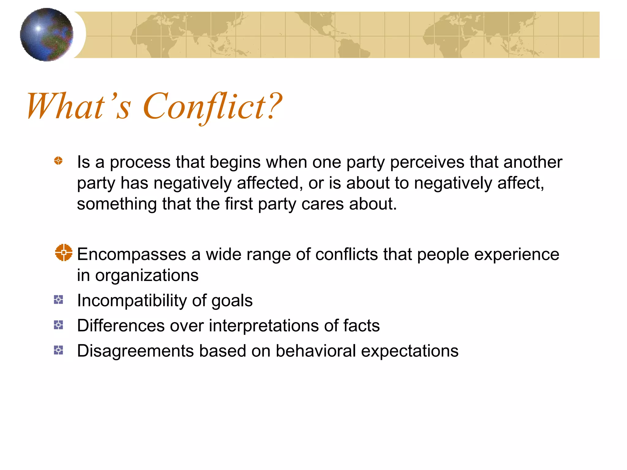 Negotiation & Conflict Resolution | PPT