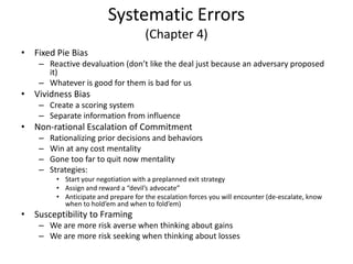 Negotiation course in a nutshell | PDF