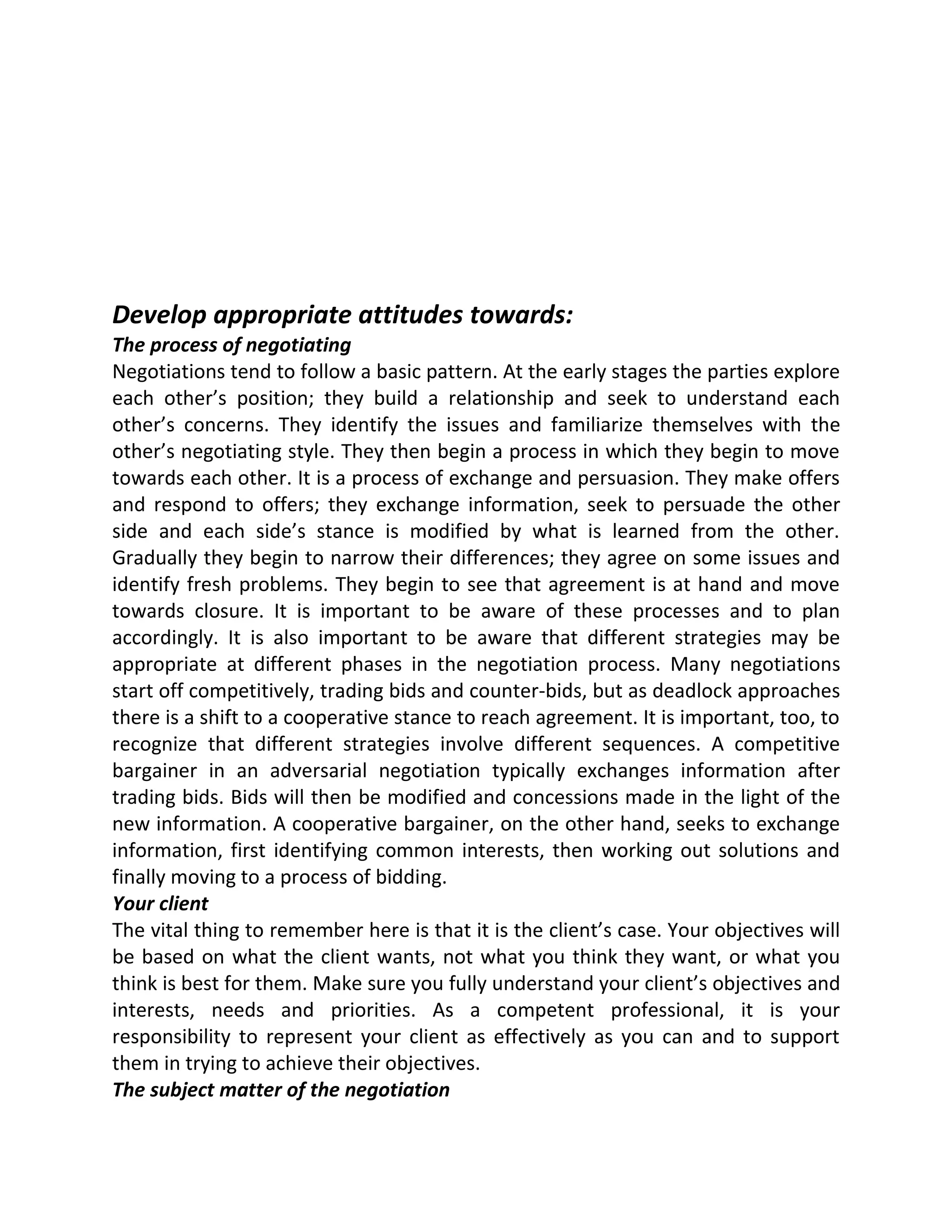 Negotiation in business communication(2) | DOC