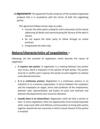 Negotiation in business communication(2) | DOC