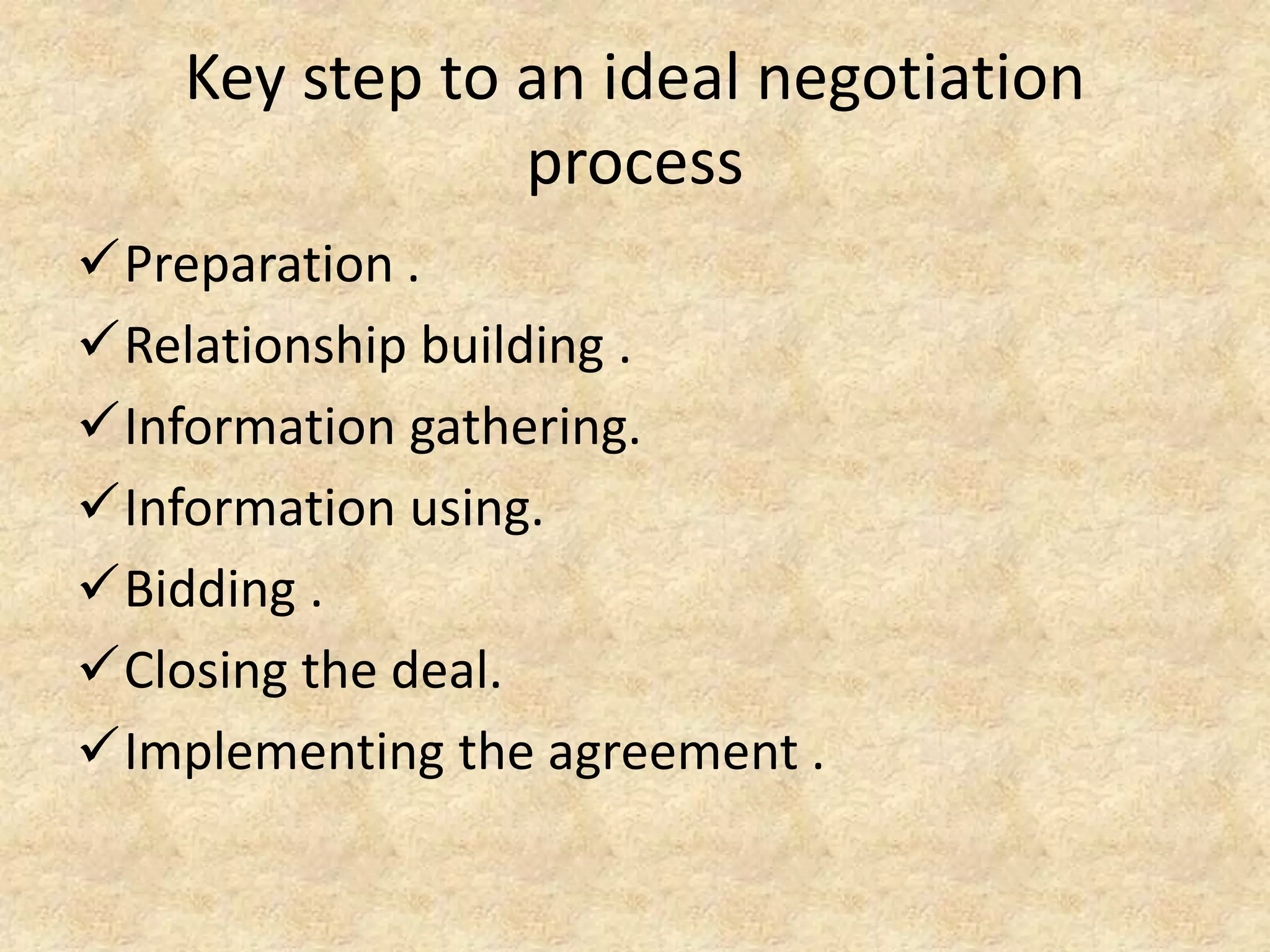 Negotiation in international business | PPTX